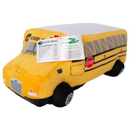 20" Plush Blue Bird Bus